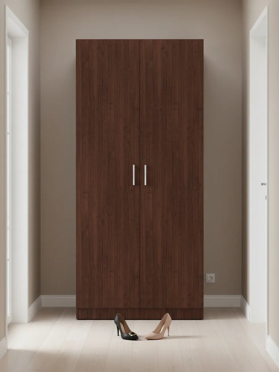 В прихожую шкаф FRESTER с полками для одежды распашной, от производителя