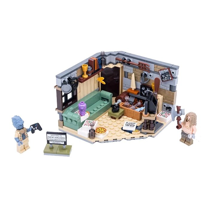LEGO Super Hero Collection Marvel Thor GOD OF THUNDER Thor Новый ASGARD Конструкторы 0 300 шт. 76200
