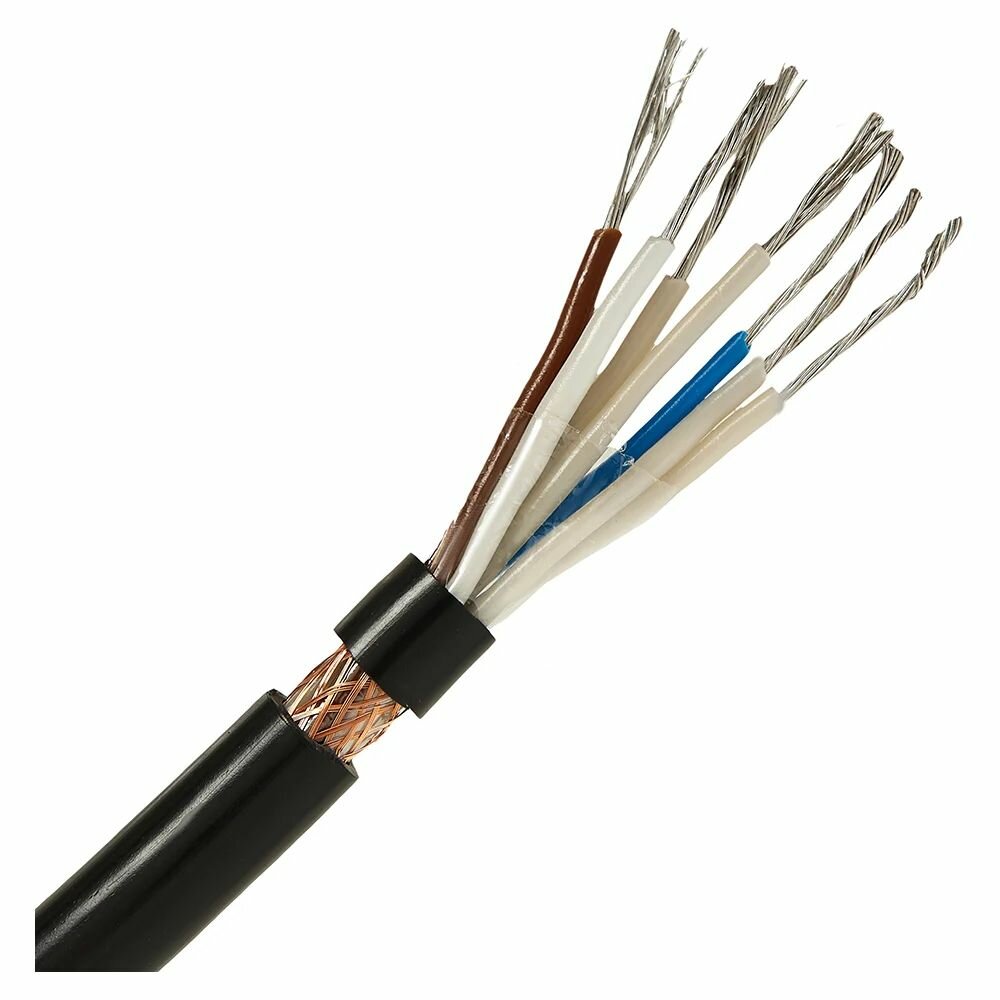 Кабель монтажный ELTROS МКЭШ 7x0,75, бухта 150м, черный МКЭШ-0707-ELTROS-MP