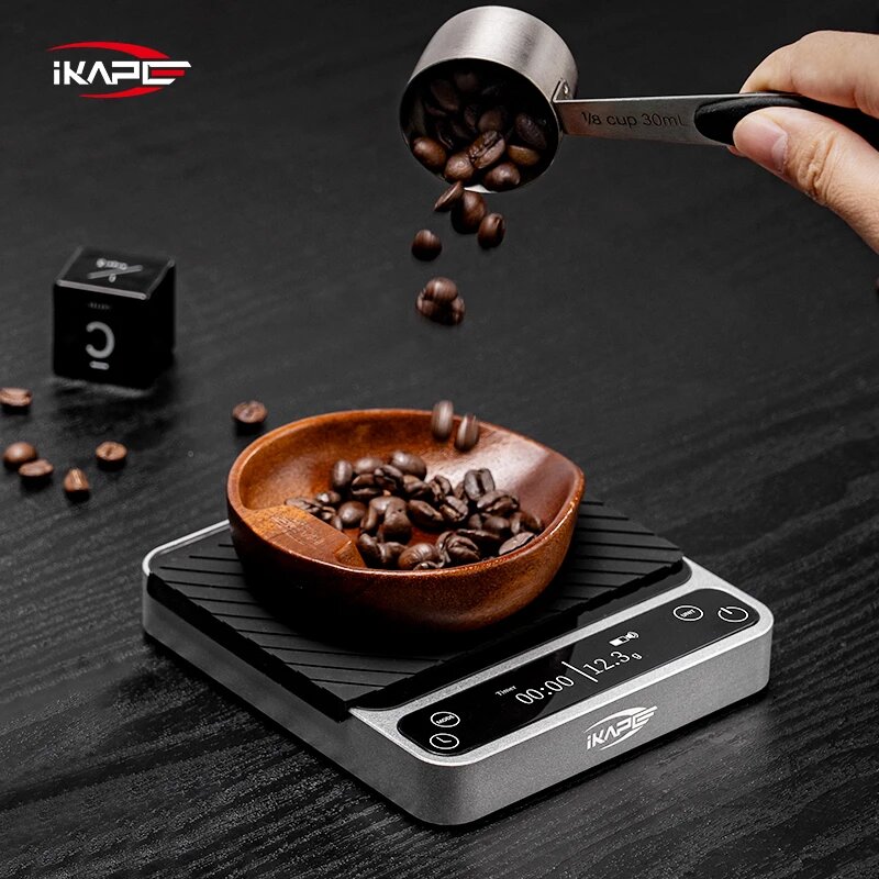 Кофейные весы IKAPE V2 Pro Silver — фото 1