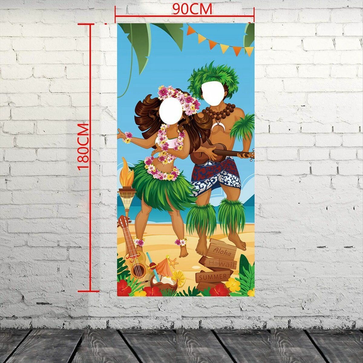 Украшения для гавайской вечеринки Луау, фото, баннер с надписью Propsaloha , 71 x 35,5 дюймов