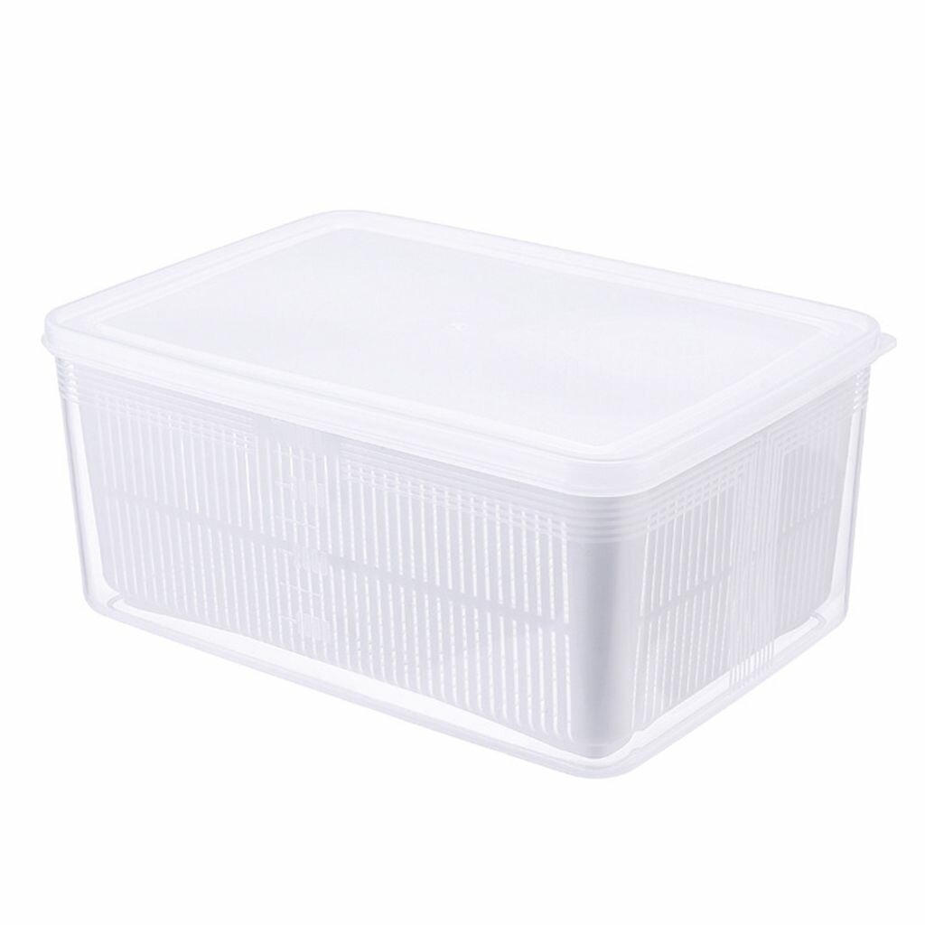 Контейнеры Saver для холодильника, контейнер овощей, ягод, фруктов, двухслойный органайзер холодильника с морозильной камерой