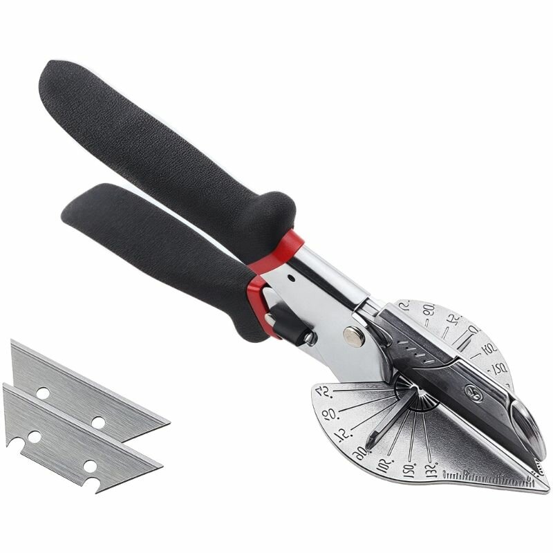 Угловые ножницы (Второго поколения) Модернизированные для электрика под углом 45 градусов-черный