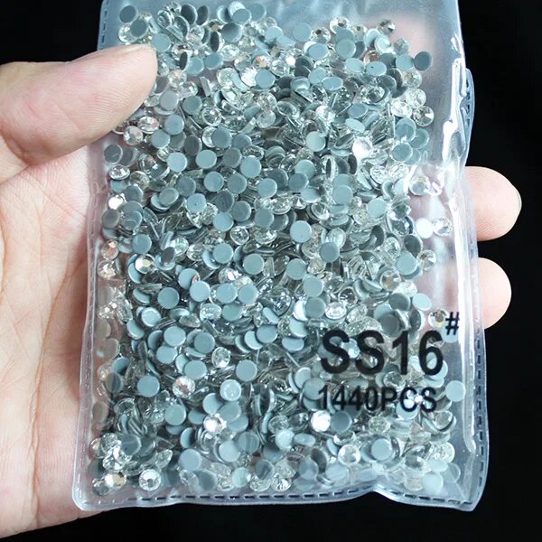 Стразы Hotfix Swarovski SS3-SS50 1440p ss16 clear