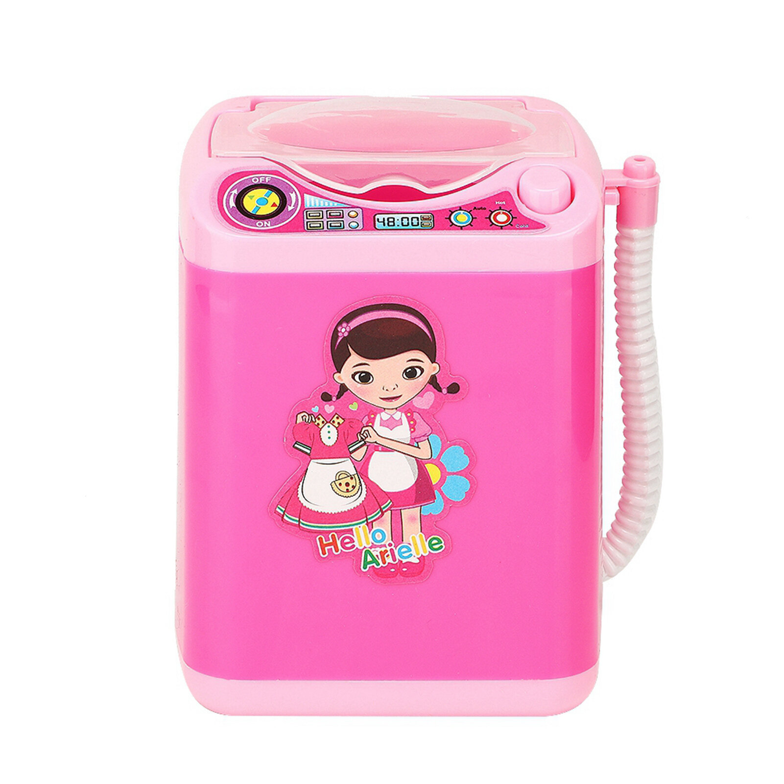 Kids Washing Machine Toy, Mini Play House Toys Birthday Gift Electric Toy for Kid Role Child Educational