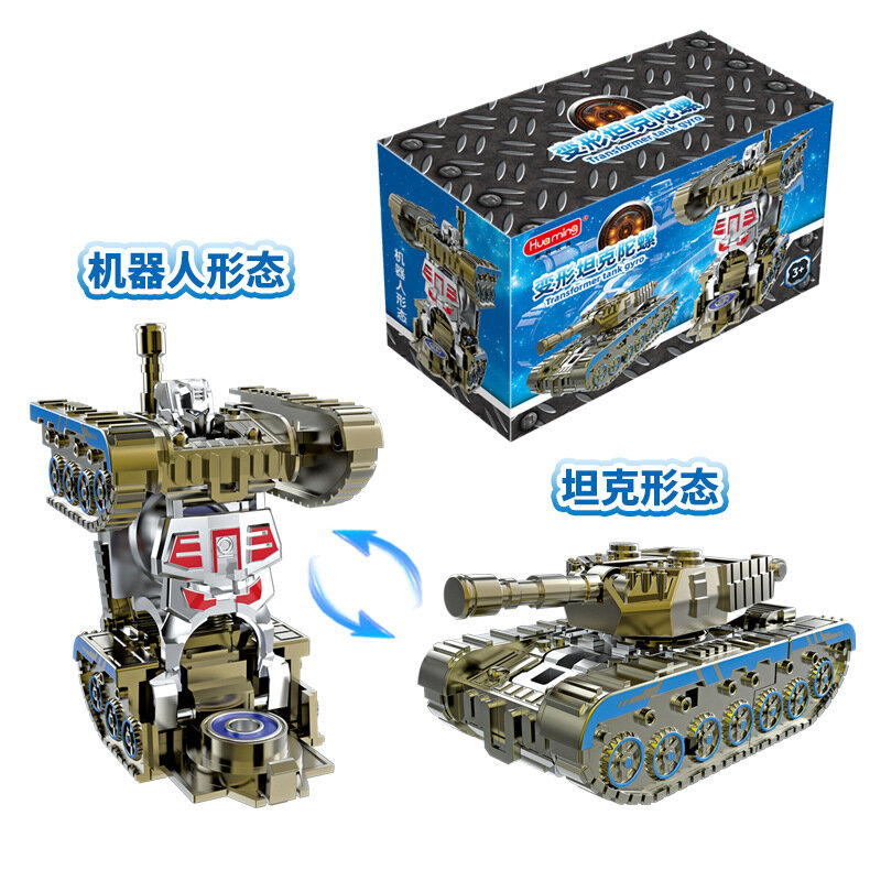 Встряхивая детское творческое моделирование мехов танк деформации робота с кончиком пальца гироскопа декомпрессионная
