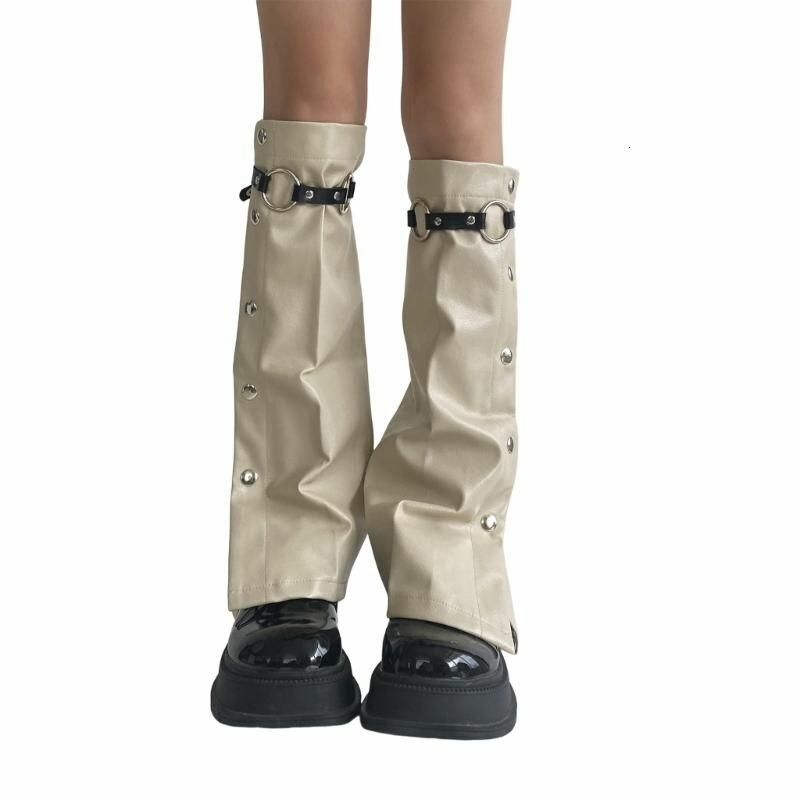 Женские кожаные наколенники с пряжками, Световая карта