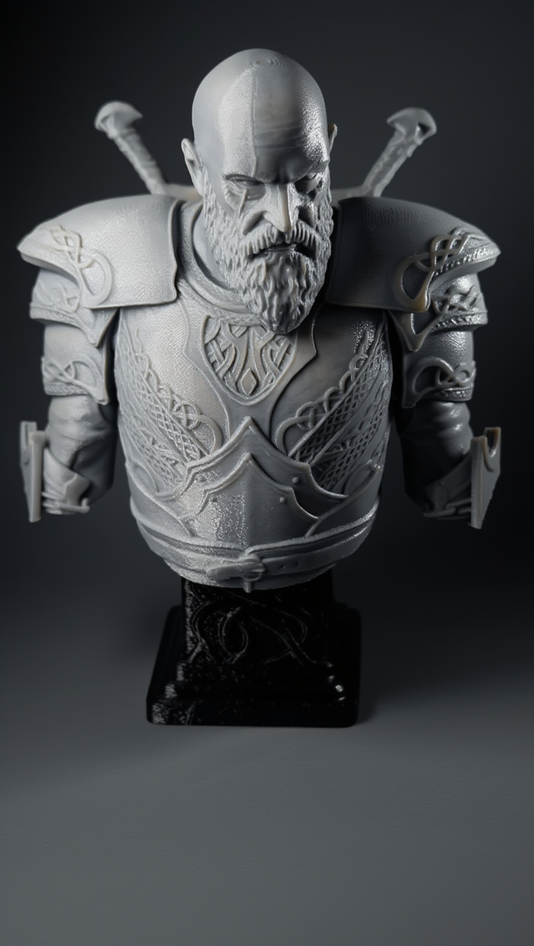 Бюст кратоса kratos god of war ps4\ps5