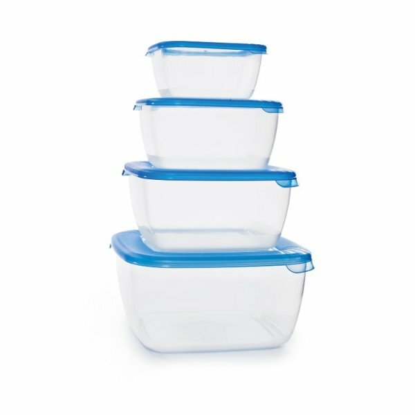 Комплект контейнеров СВЧ 4шт "Лайт" квадр С546