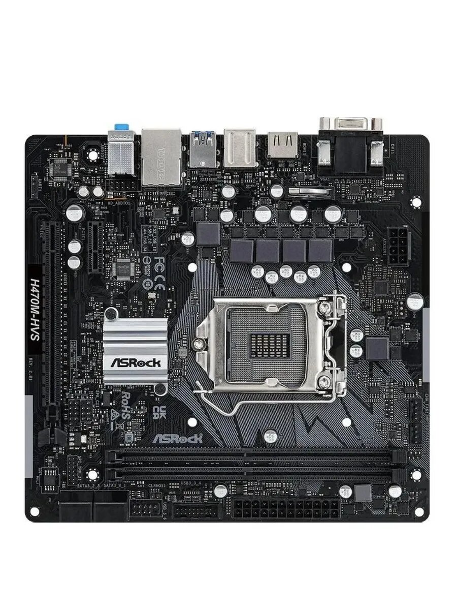 Материнская плата H470M-HVS R2.0 - LGA 1200, DDR4