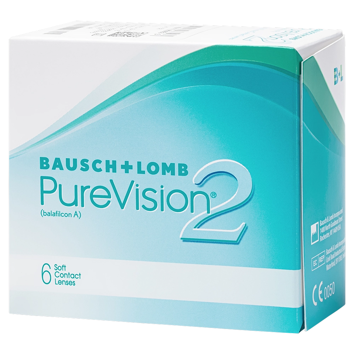 Линзы контактные Bausch & Lomb pure vision 2 (BALAFILCON A) N6 /-2,75