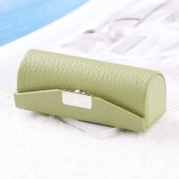 Бесплатная доставка: коробка для помады, футляр для помады, экологичная кожаная коробка для помады с текстурой личи, подарочная коробка для помады, коробка для хранения.