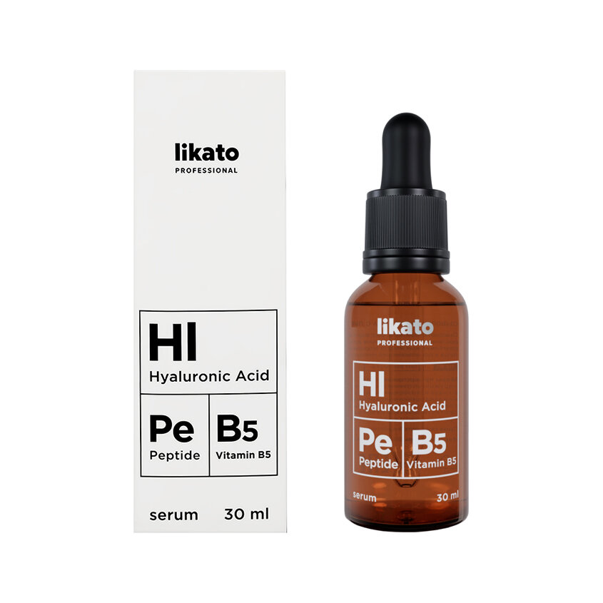 Сыворотка для лица LIKATO `PROFESSIONAL` с гиалуроновой кислотой и пептидами 30 мл
