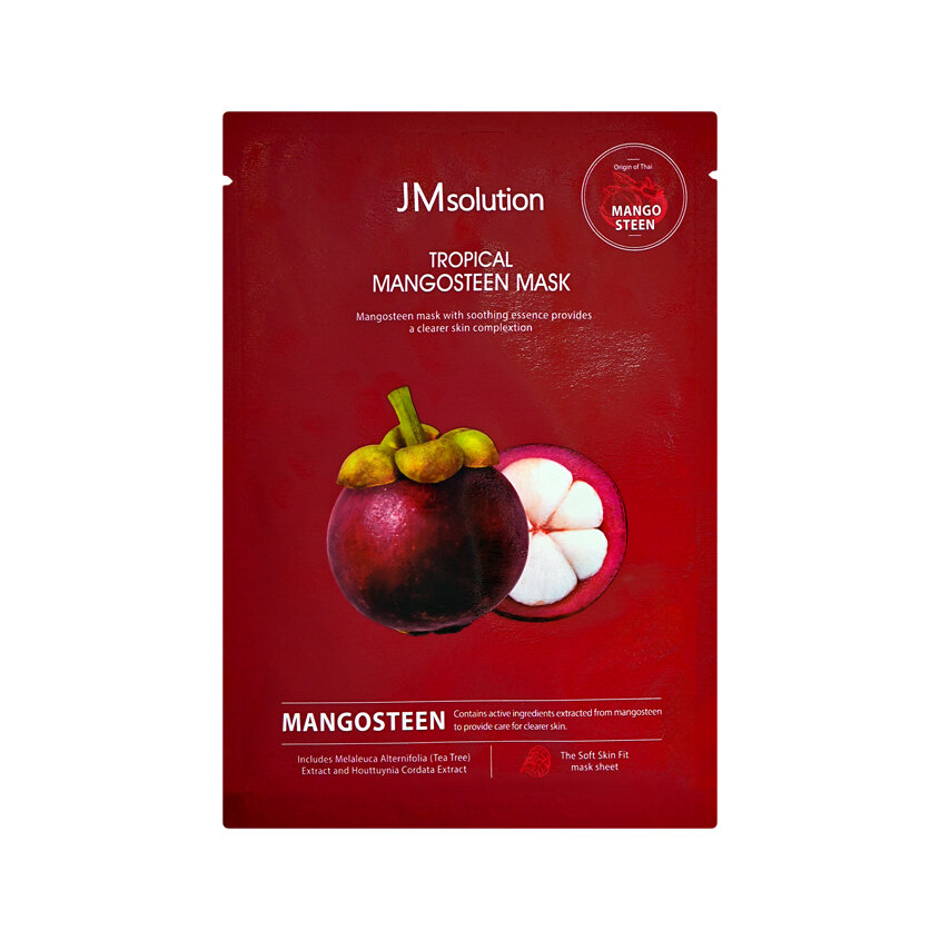 Маска для лица JMSOLUTION TROPICAL с экстрактом мангостина 30 мл