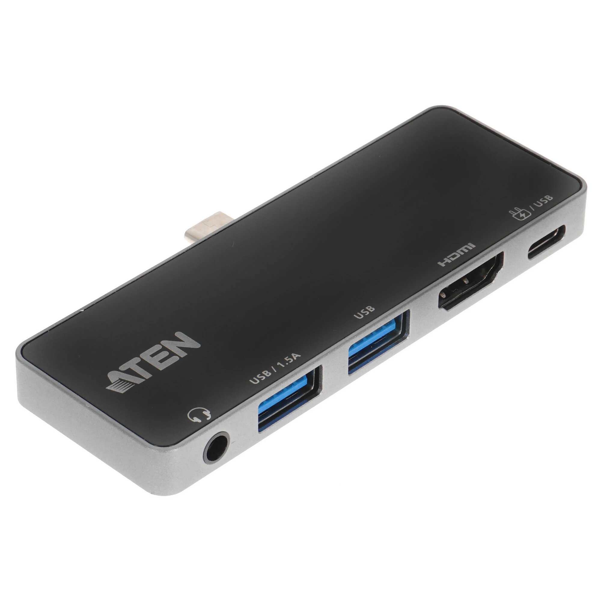 Док-станция ATEN UH3238-AT USB-C, сверхпортативная, совместим с Thunderbolt™3 (USB-C)