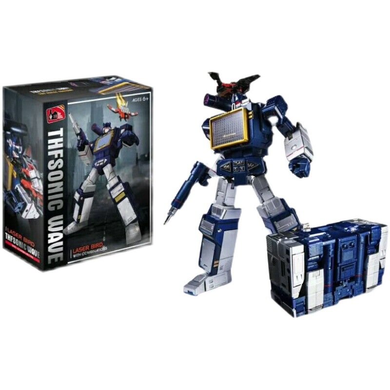 Игрушка-трансформер THF-01J Master Grade MP-13 Soundwave TAKARA японская версия с лазерной птицей King Kong