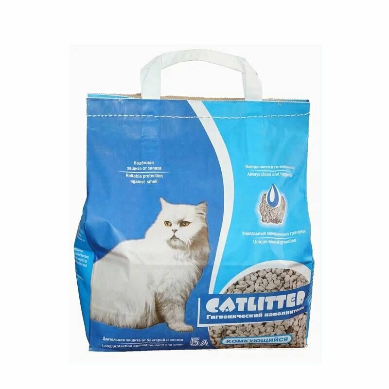 Наполнитель для кошачьего туалета CATLITTER Тофу, комкующийся биоразлагаемый, 5 л