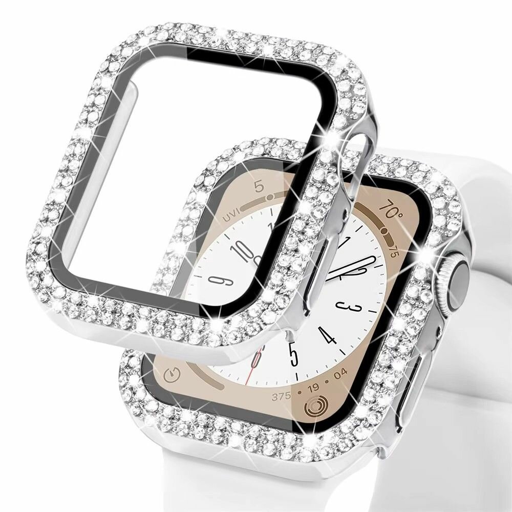 Чехол на умные часы Apple Watch 40мм/41/44/45, Чехол для Apple watch series 4 5 6 7 8 9 SE, Противоударный тонкий бампер с защитой от повреждений, грязи и отпечатков противоударный бампер тонкий чехол защита от отпечатков для часов 40-45mm