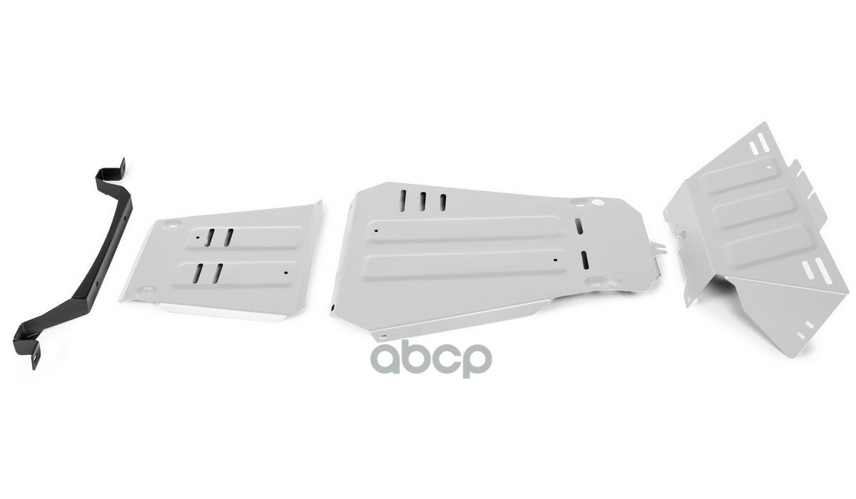 Комплект защит картер + КПП + РК (алюминий 3 мм) + комплект крепежа для Lada Niva Legend 2021- (V - все), Lada 4x4 1977-2021 .