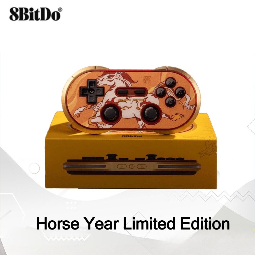 8Bitdo Памятный беспроводной игровой контроллер Bluetooth, выпущенный ограниченной серией в год лошади