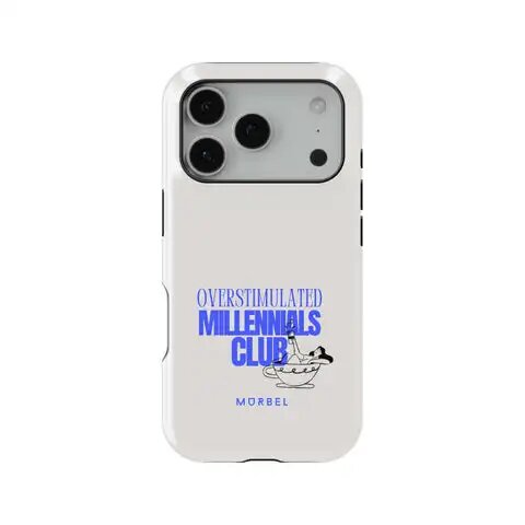 Чехол для iPhone "Overstimulated Millennials Club"