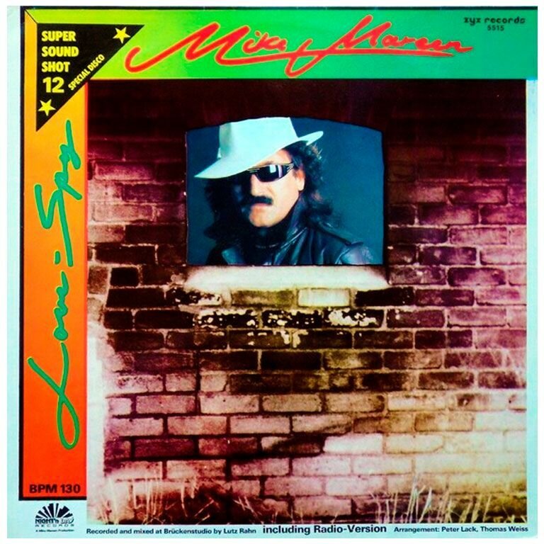 Виниловая пластинка MIKE MAREEN - Love-Spy, 1986 (EP, Maxi-Single)