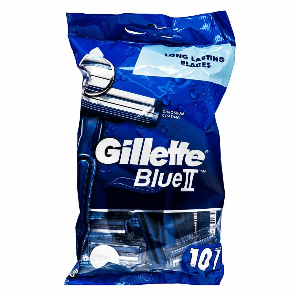 Бритва Gillette Blue II Disposable Razors 10 pcs