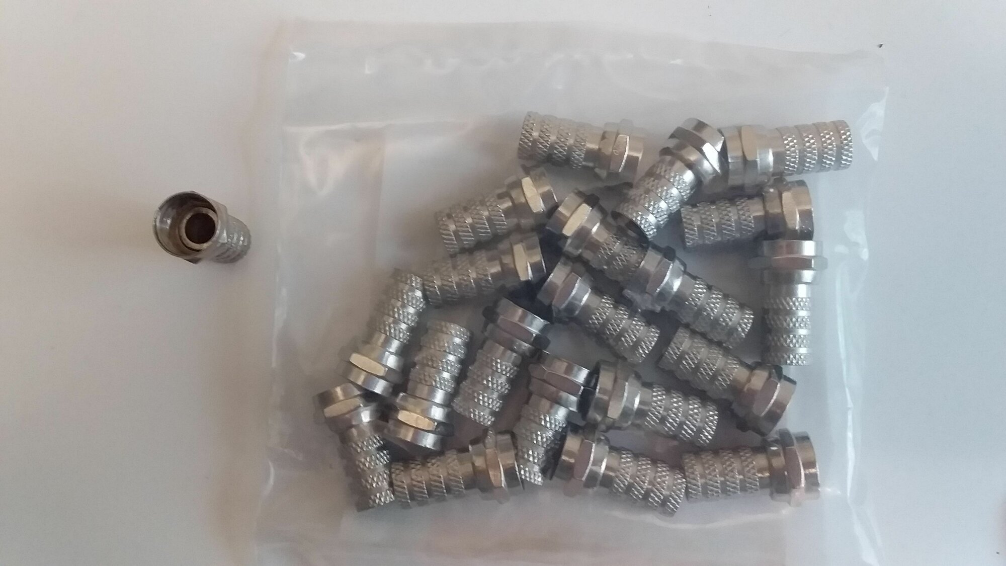 F-разъем гайка 5c2v на RG-6 (F56) RG6 соединитель для коаксиального кабеля