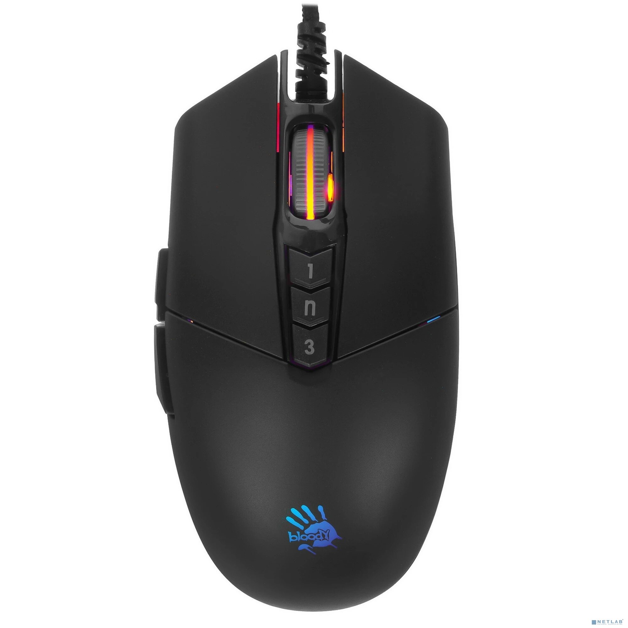 Мышь игровая A4Tech Bloody P91s , черный , оптическая, 8000dpi , USB, 8 кнопок