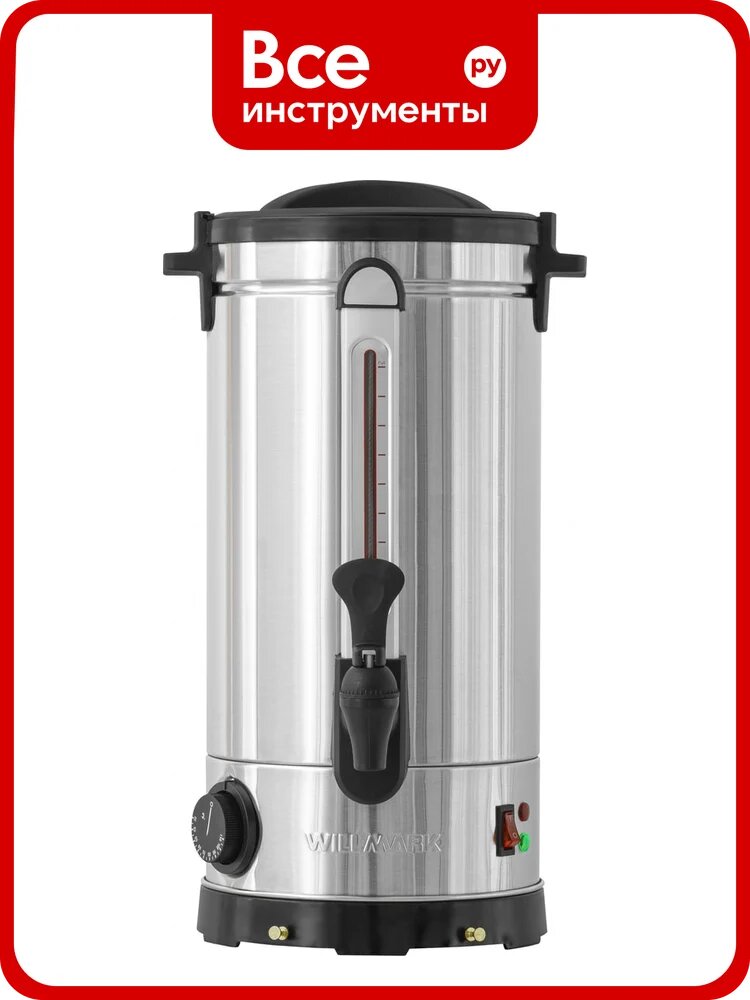 Бойлер Willmark WWB-1012S, нержавеющая сталь, 10л, 1600Вт, серебристый