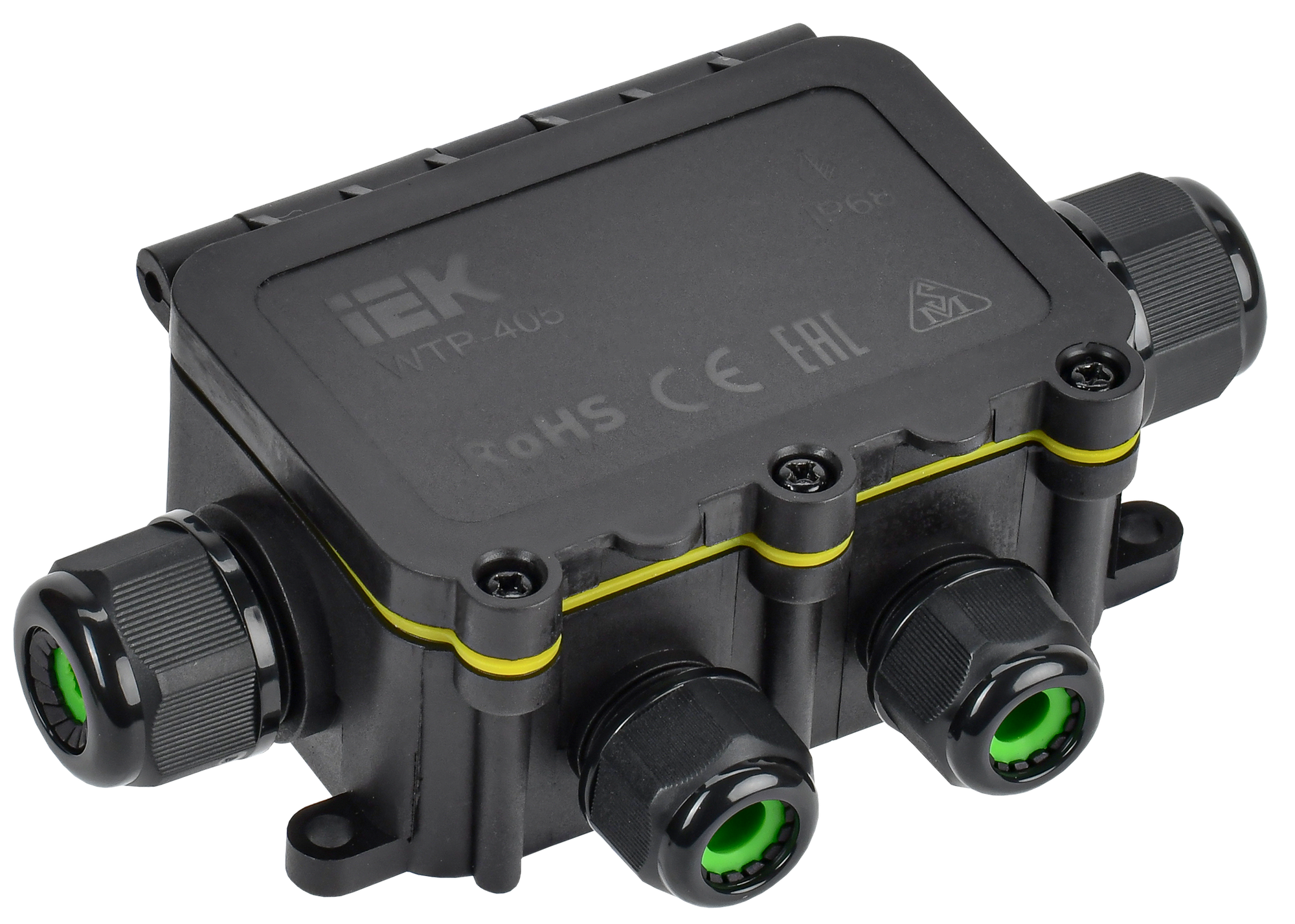 Коробка распределительная герметичная WTP-405 6 вводов IP68 IEK