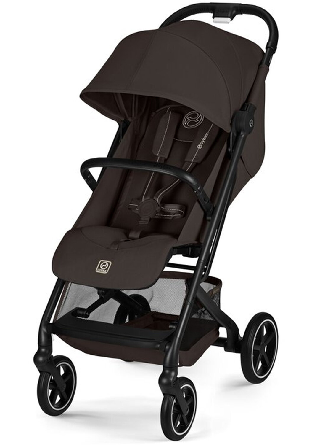 Коляска прогулочная Cybex Beezy, шоколадный (chocolate brown) с дождевиком и бампером