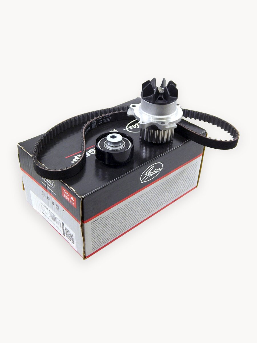 Оригинальный комплект ГРМ Gates для Granta, Kalina-2, Datsun On-Do, Mi-do 8V (ремень + ролики + водяной насос)