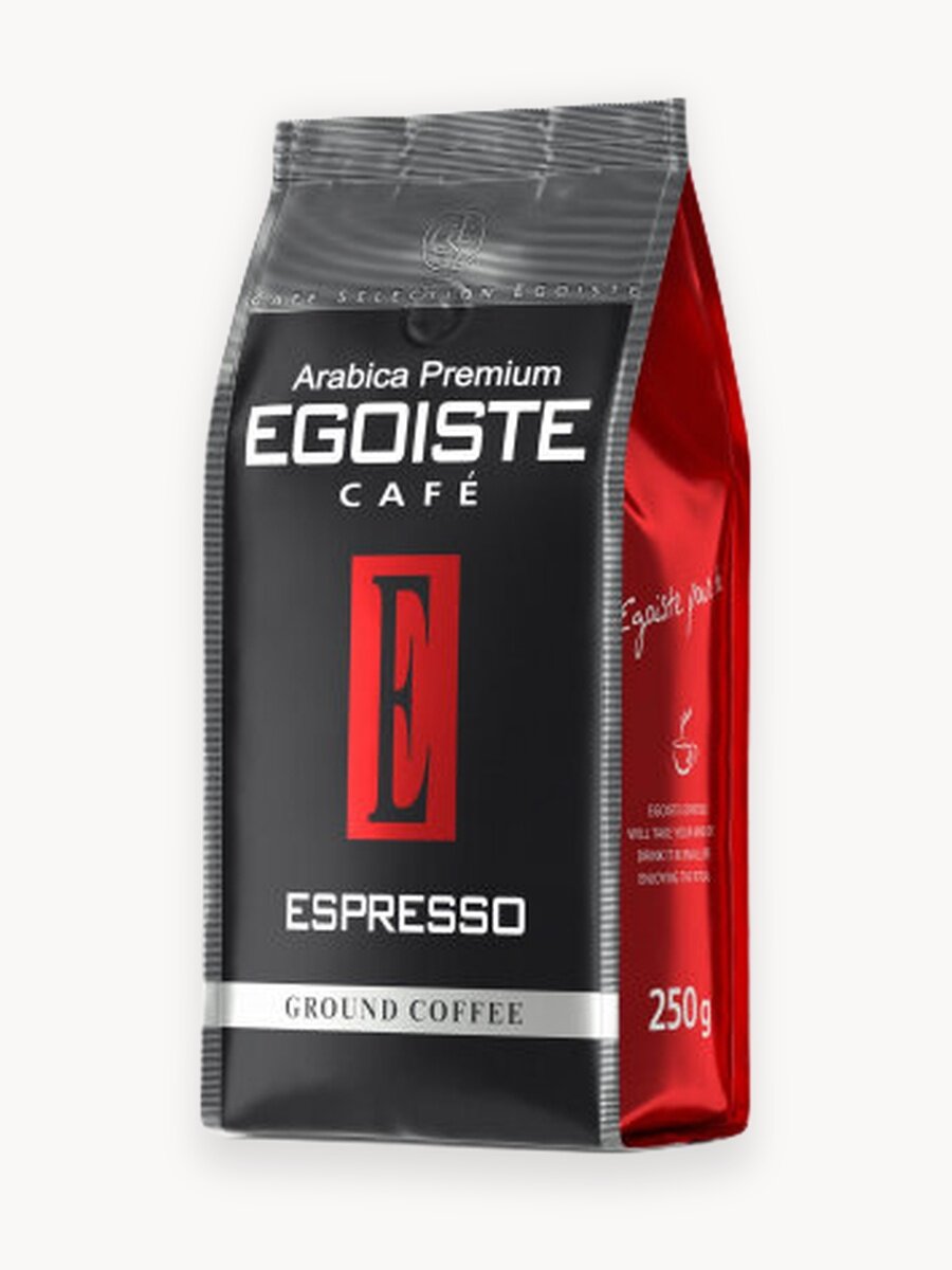 Кофе молотый EGOISTE Egoiste Espresso 250 г
