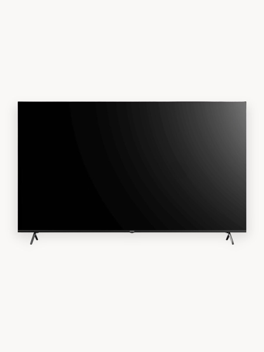 Телевизор QLED Digma 75" DM-LED75UQB31 Smart Google TV Frameless Metal черный
