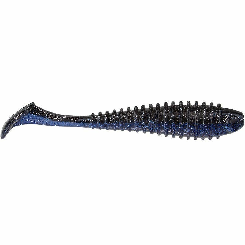 Виброхвост NORSTREAM Tubby Daddy 9" цв. 08 Black-Blue