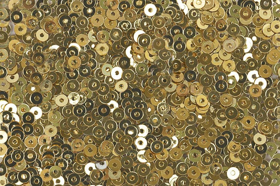 Пайетки Zlatka россыпью ZF-09 3 мм 5х10 г №09 золото