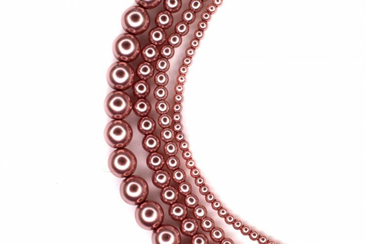 Жемчуг Preciosa, цвет 70097 розовый, 2мм, 10шт