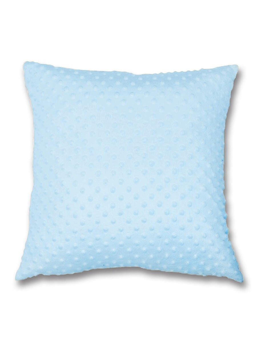 Подушка декоративная 45х45 с наволочкой из плюша / Подушки на диван 45х45 / Диванная подушка