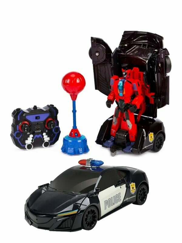 Роботы - трансформеры JiaQi Радиоуправляемый робот-трансформер-боксер JiaQi (спортивная машина) - TT688-S