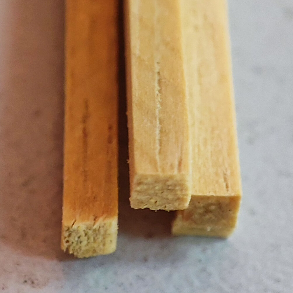 Рейка 2х2 мм, рамин, 10 шт, материал для моделирования, Amati