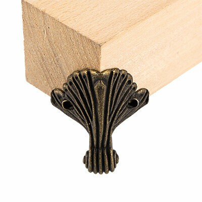 Mr. Carving MMG-022 фурнитура для шкатулок "ножка" 4.5x3.1 см 5х4 шт.