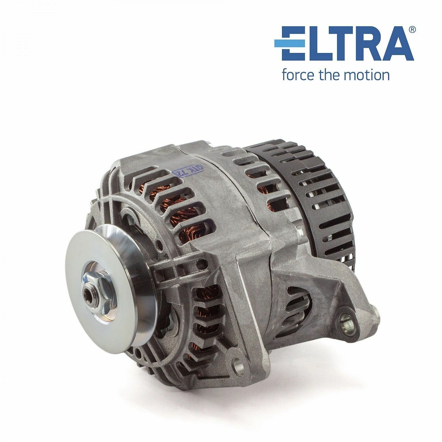 Генератор ГАЗ, УАЗ двигатель УМЗ-4216 (14В/125А) (одноручьевой шкив под ремень 13) "ELTRA", 5122.3771-60