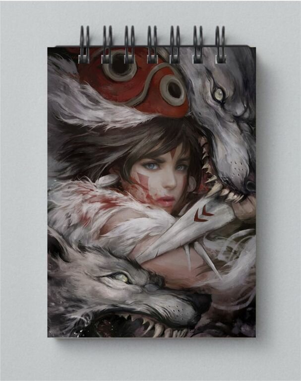 Блокнот Принцесса Мононоке, Princess Mononoke №9, А6