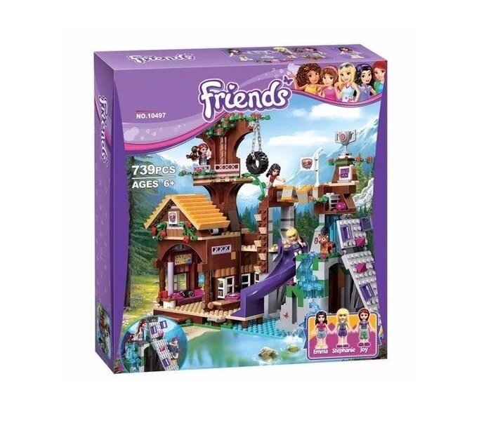 Конструктор Френдс Спортивный лагерь: Дом на дереве 10497, 739 дет.