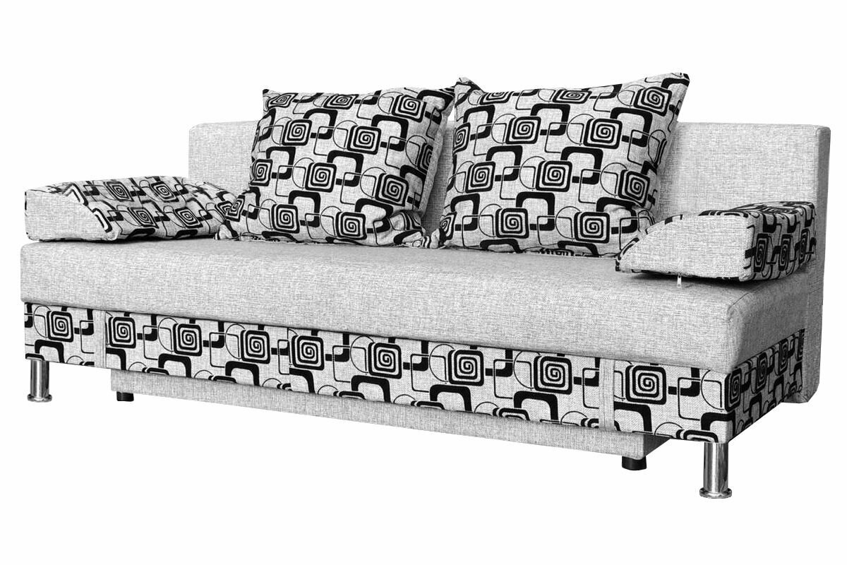 Диван-кровать Рига-Люкс еврокнижка, ППУ рогожка квадраты