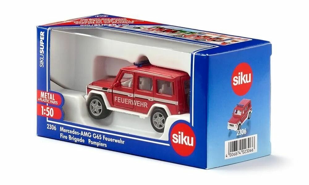 Внедорожник Siku Mercedes Benz G65 AMG (2306) 1:50, красный