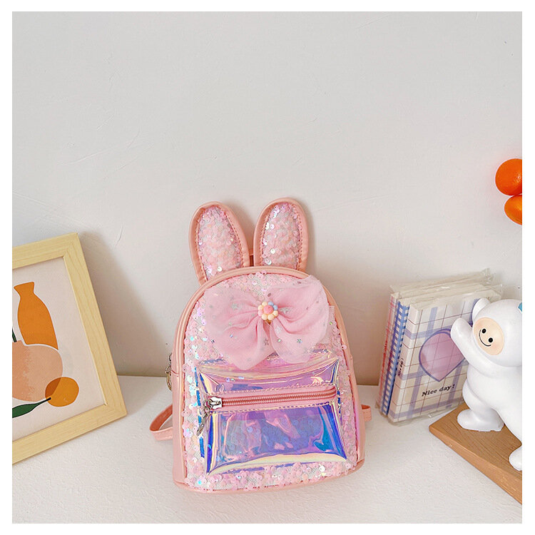 Сумка HAONNA "Заячьи ушки", искусственная кожа, с блестками