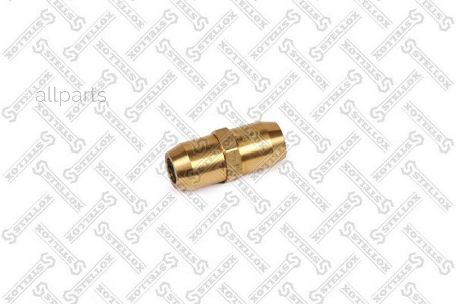 STELLOX 8521268SX соединитель прямой трубок D10x1-D10x1 !(латунь) неразъемн. R \