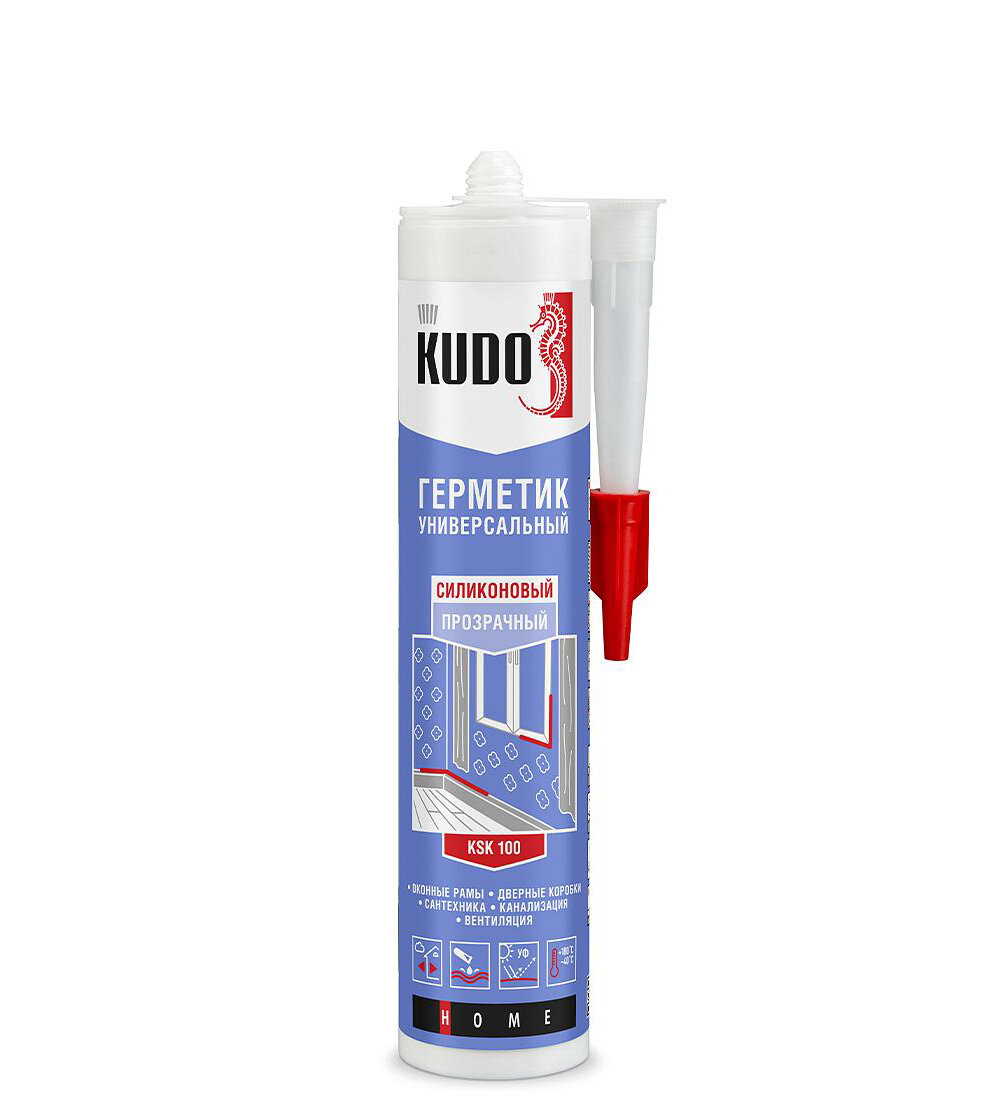 Герметик универсальный силиконовый KUDO KSK 100 прозрачный